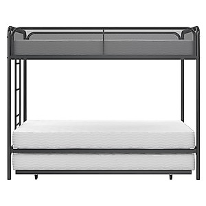 DHP Sleep Essential 6 Inch Firm Twin Size Mattress, GREENGUARD Gold Certified, High Density Polyester Fill, Ideal for Bunk Beds