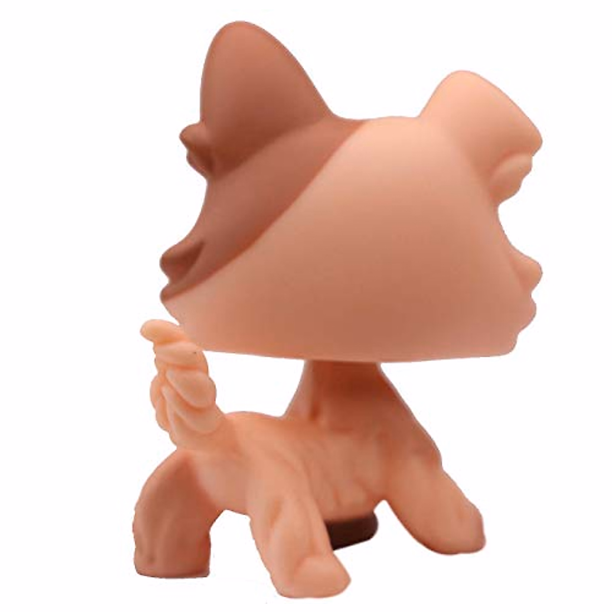 lpsloverqa Butter Collie Yellow and Brown 2 Different Eyes Erect Ears Custom Made OOAK Pets with Accessories Lot Dog Figures Collection Boys Girls Kids Gift Set (Butter Yellow)