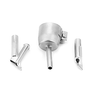 Agatige 3pcs Hot Air Gun Tips 5mm Speed Welding Nozzles Tips for Vinyl PVC Plastic Welder Tips