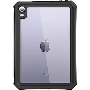 Sahara - Water-Resistant Case for iPad Mini (A17 Pro) and iPad Mini (6th Generation 2021), Black, (TB00062)