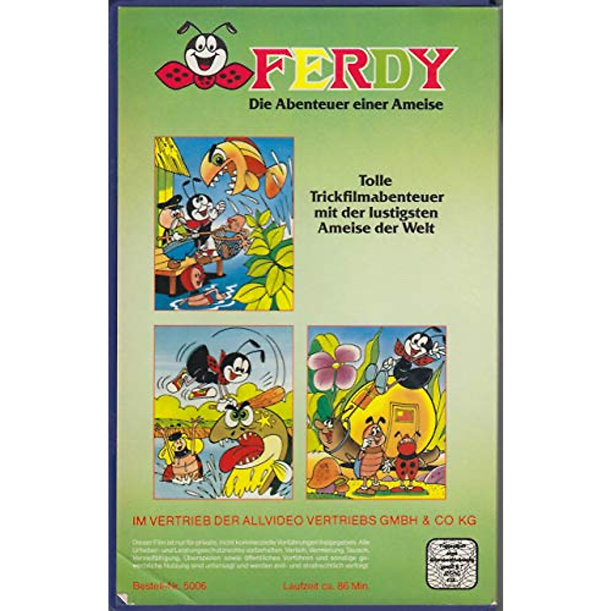 Ferdy - Die Abenteuer einer Ameise - Teil 1 [VHS-VIDEOKASSETTE]