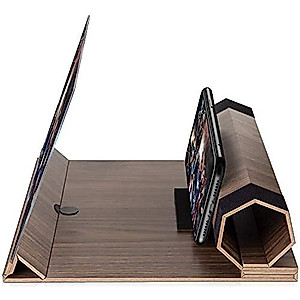 12’’ Screen Magnifier for Smartphone – Mobile Phone 3D Magnifier Projector Screen for Movies, Videos, and Gaming – Foldable Phone Stand with Screen Amplifier – Compatible with All Smartphones MB2