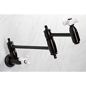 Kingston Brass KS3105PX Restoration Pot Filler, Oil Rubbed Bronze