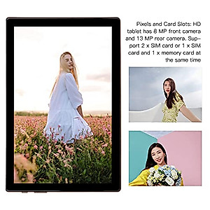 Kufoo Gaming Tablet 10.1 Inch Tablet 10GB RAM 256GB ROM 128GB Memory Expansion 8800mAh Rechargeable Entertainment (Gold)