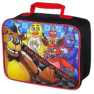 Five Night's At Freddy's FNAF Insulated Lunch Box Tote Bag