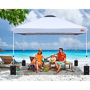 MASTERCANOPY Heavy Duty Weight Sandbags for Pop Up Canopy Tents (Black)