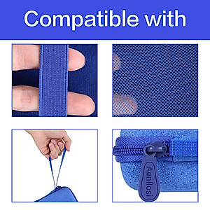 Aenllosi Hard Travel Case Replacment for Trovono/JAFATOY/GAMPLAE/Anyando/HIJJJPS Retro Game Handheld Console,Portable Video Games Systems Case,Mini Handheld Game Console Organizer(Blue,Case Only)