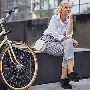 SKASO Fashion Sneakers Minimalist Shoes Barefoot Wide Toe Box Shoes Women Comfortable Walking Shoes Zero Drop for Casual Black Size 10 Wide