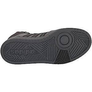 adidas Women's Hoops 3.0 Mid Basketball Shoe, Grey/Black/Carbon, 9