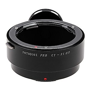 Fotodiox Pro Lens Mount Adapter, Contax/Yashica (C/Y or CY) Lens to Fujifilm X Camera Body, for Fujifilm X-Pro1, X-E1, X-Mount Mirrorless Cameras