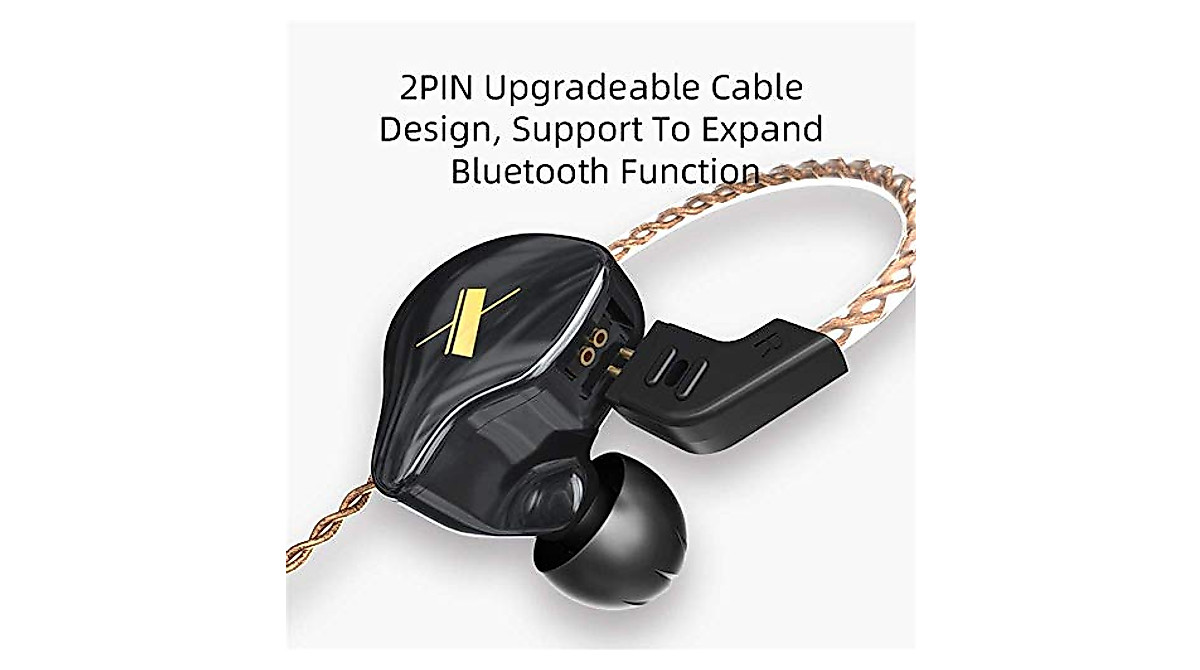 KZ EDX Wired Headset in Ear Entry Level HiFi Headset 3.5mm Detachable ...