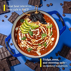 Lodge USA Enamel Dutch Oven, 6 qt., Blue