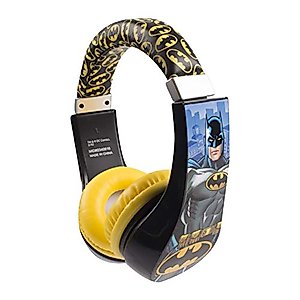 Sakar Kids Safe Over The Ear Headphones, Volume Limiter for Developing Ears, 3.5MM Stereo Jack, Recommended for Ages 3-9