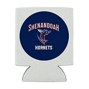 Shenandoah University Hornets Logo Can Cooler - Drink Sleeve Hugger Collapsible Insulator - Beverage Insulated Holder