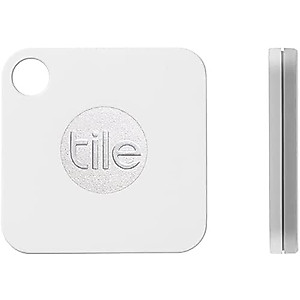 Tile Mate (2016) - 1 Pack - Bluetooth Tracker, Keys Finder and Item Locator for Keys, Bags and More; Water Resistant - Non-Retail Packaging