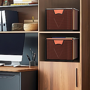 2-Pack SimpleHouseware Mesh Hanging File Organizer, Black