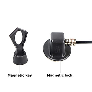 2 Pack Refrigerator Lock with Magnetic, Child Safety Locks, Fridge Freezer Door Lock, for Cabinet Drawer, Convenient - Black