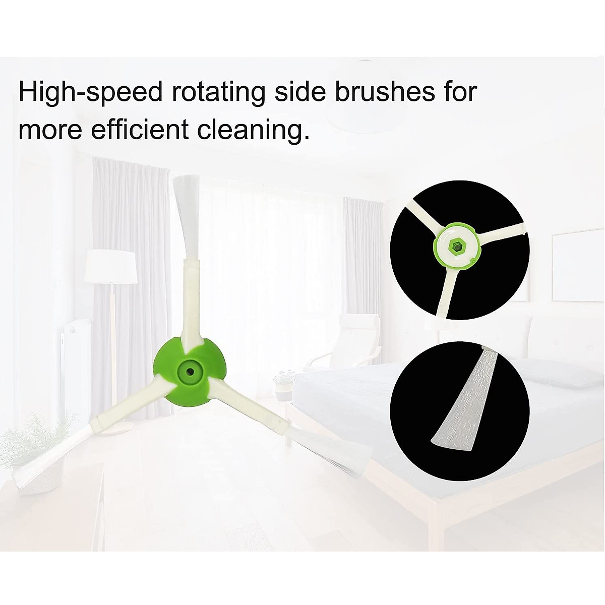 Replacement Parts Accessories for iRobot Roomba i3 E5 j7 i4 i7 i7 Plus i3+ i4 i4+ i6 i6+ i8 i8+ Plus E6 j7+ plus,E & I & j Series robot vacum(Rubber Brush, Filter,Edge-Sweeping Brush,vacuum Bags)