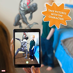 Wall Palz Marvel Venomized Spider-Man Wall Decals - Marvel Spider-Man Wall Decal - with 3D Augmented Reality Interaction - 27" Tall Venom Symbiote Spider-Man Stickers Marvel Room Decor