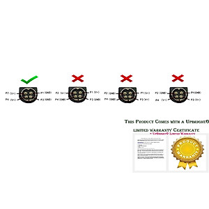 UpBright 4-Pin 24V AC/DC Adapter Replacement for CD Coming Data LP-2460 LP2460 Co Ming Data CDComing Luxen Tech FY2405000 FY 2405000 SAMSING 24VDC 5A 6A - 7A Power Supply Charger (w/ 4 Prong End)