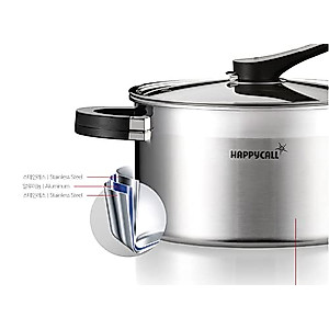 Happycall Stainless Steel Source Pots (6.3qt)