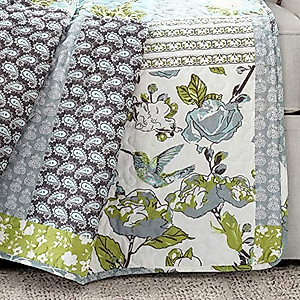 Lush Decor, Blue Roesser Throw Blanket, 50" x 60"