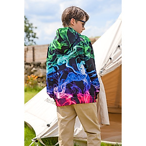 Idgreatim Kids Smoke Printed Sweatshirt 3D Graphic Long Sleeve Crewneck Hoodies Funny Children Boys Girls Hoodies 8-10 Years