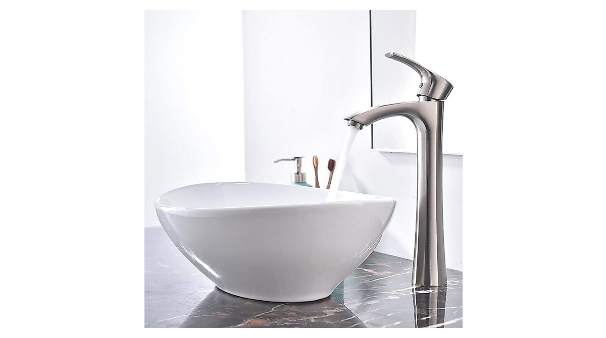Kingo Home 16" x 13" Bathroom Vessel Sink - Elegant Design