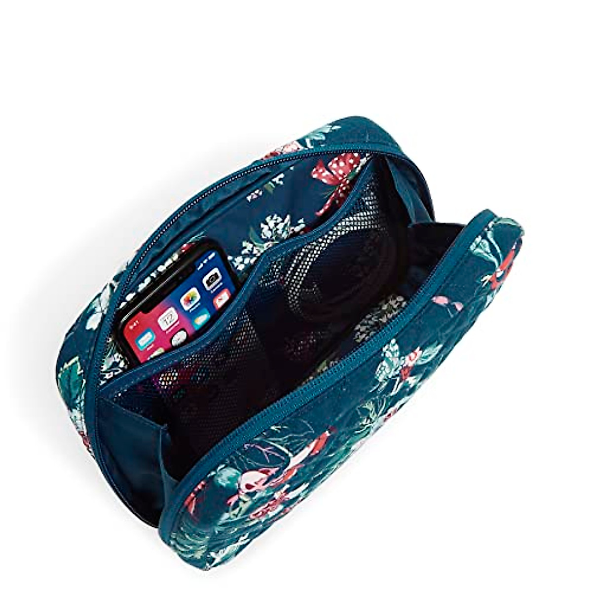 Vera Bradley Women's Cotton Cord Organizer, Rose Toile - Recycled Cotton, One Size