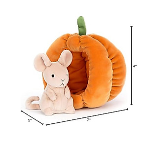 Jellycat Brambling Mouse Stuffed Animal, 7 inches| Mouse Plush Toy | Classic Children's Gift