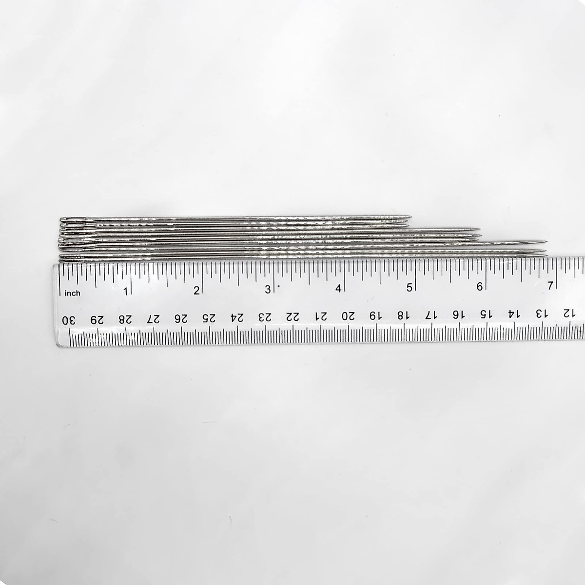 Medsuo 9pcs 4.9"/5.9"/6.9" Extra Long Darning Needles Sewing Needles Big Eye Hand Quilting Needles for Doll Making Webbing Carpet Leather Canvas Repair Stitching and Crafting Project