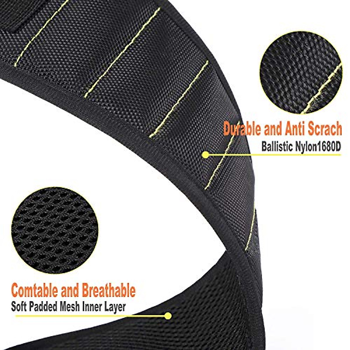 Magnetic Wristband with 20 Strong Magnets for Holding Screws Nails Drill Bits, Father's Day Gifts for Dad, Gadgets Tools, Gifts for Men,Husband, Boyfriend and DIY Handyman