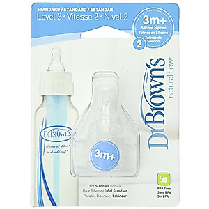 Dr. Brown's 8 Pack Natural Flow Level 2 Standard Nipple
