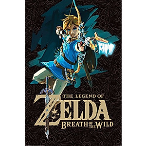 Pyramid America Set of 3 Legend of Zelda Breath of Wild Fan Collection Poster Set Bundle 24x36 inch