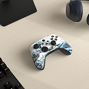 Custom Controllerzz Wireless Controller for Microsoft Xbox Series X/S & Xbox One - Custom Soft Touch Feel - Custom Xbox Series X/S Controller (X/S Waves)