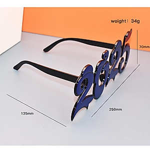 SWYOUN 2025 Plastic Glasses Happy New Year's Eve Glasses With Cloud design Graduation 2025 Class Of 2025 Party Photo Prop Supplies(Pack of 5)