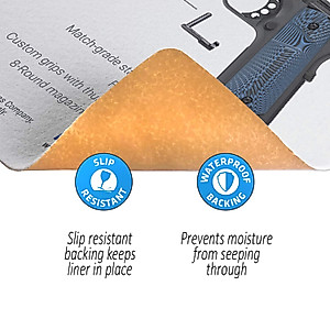 Gun Cleaning Mat - 16" x 20" Cleaning Pad for Remington 1911 with Parts Diagram, Absorbent, Waterproof, Made in the USA