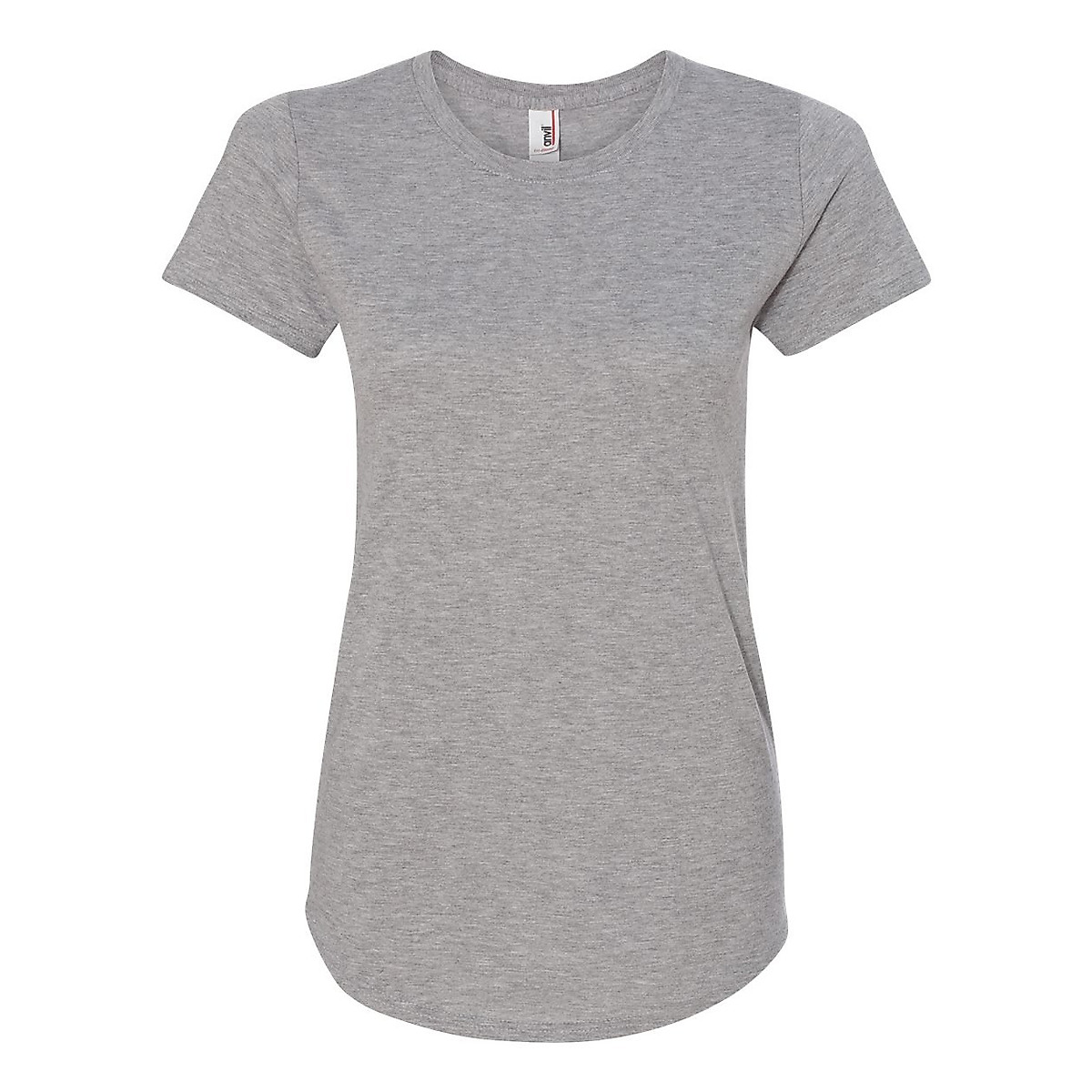 Anvil Women's Tri-Blend Tee, Heather Grey, XX-Large