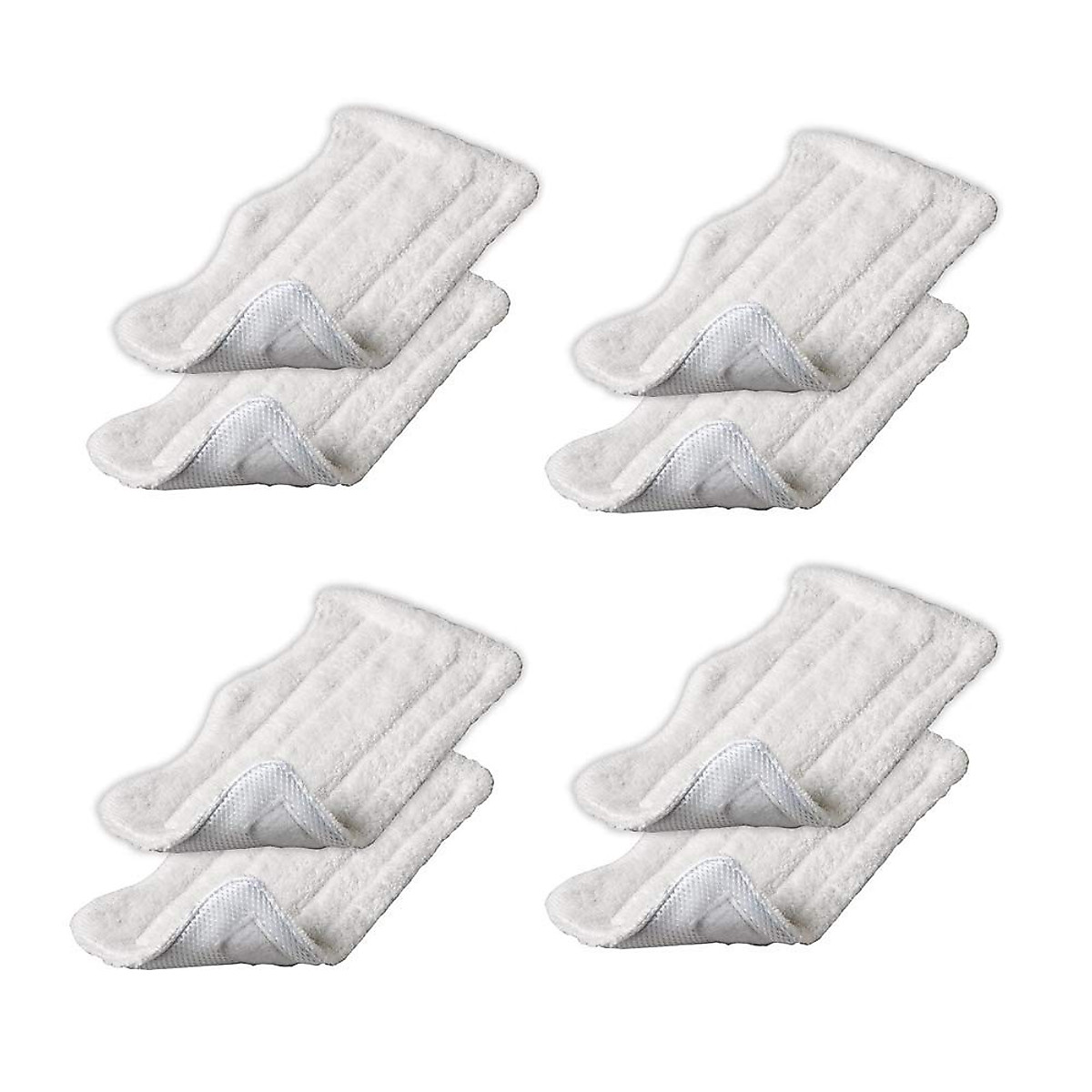 ECOMAID Steam Mop Pads for Shark Steam & Spray Mop S3101, S3101_N3, S3250, S3250W, S3250CW, S3251N, S3101CP_N4, S3251, SK140, S3251WC, SK410 8pcs