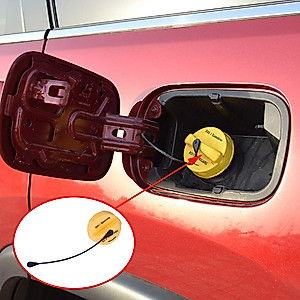 E85 Gas Cap, Fuel Cap Fit For Chrysler Dodge Jeep - 2008-2016 Town & Country, 2007-2009 Commander Grand Cherokee, 2008-2019 Grand Caravan And More,Replace 52030380AA, 52030380AB