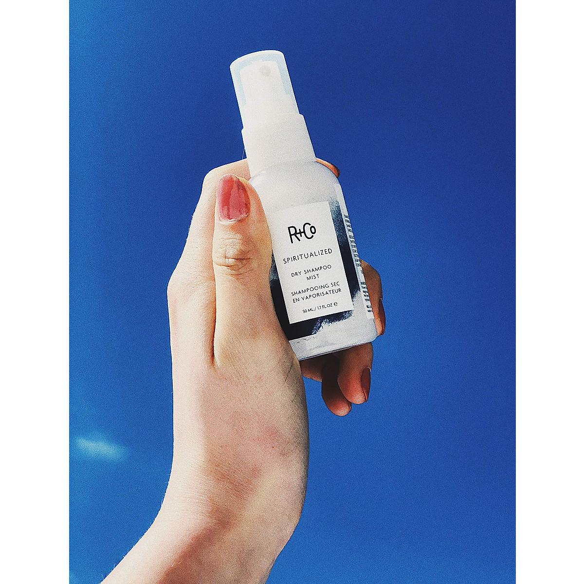 R+Co Spiritualized Travel Dry Shampoo Mist | Cleanses + Refreshes, Residue-Free Dry Shampoo | Vegan + Cruelty-Free | 1.7 Oz