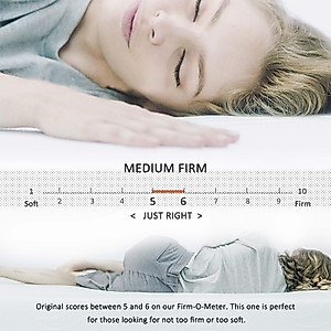 Queen Size Mattress, 10 Inch Gel Memory Foam Mattress for Cool Sleep & Pressure Relief, CertiPUR-US Bed Mattress in a Box, Medium Firm Mattresses with Motion Isolating, Cloud-Like Experience