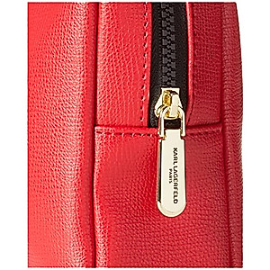 Karl Lagerfeld Paris womens Maybelle CROSSBODY, Crm/Red/Multi Agyness, One Size US