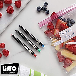 Listo 162 Marking Pencils Refill - RED, Box of 72, Grease Pencils/China Marking Pencils/Wax Pencils