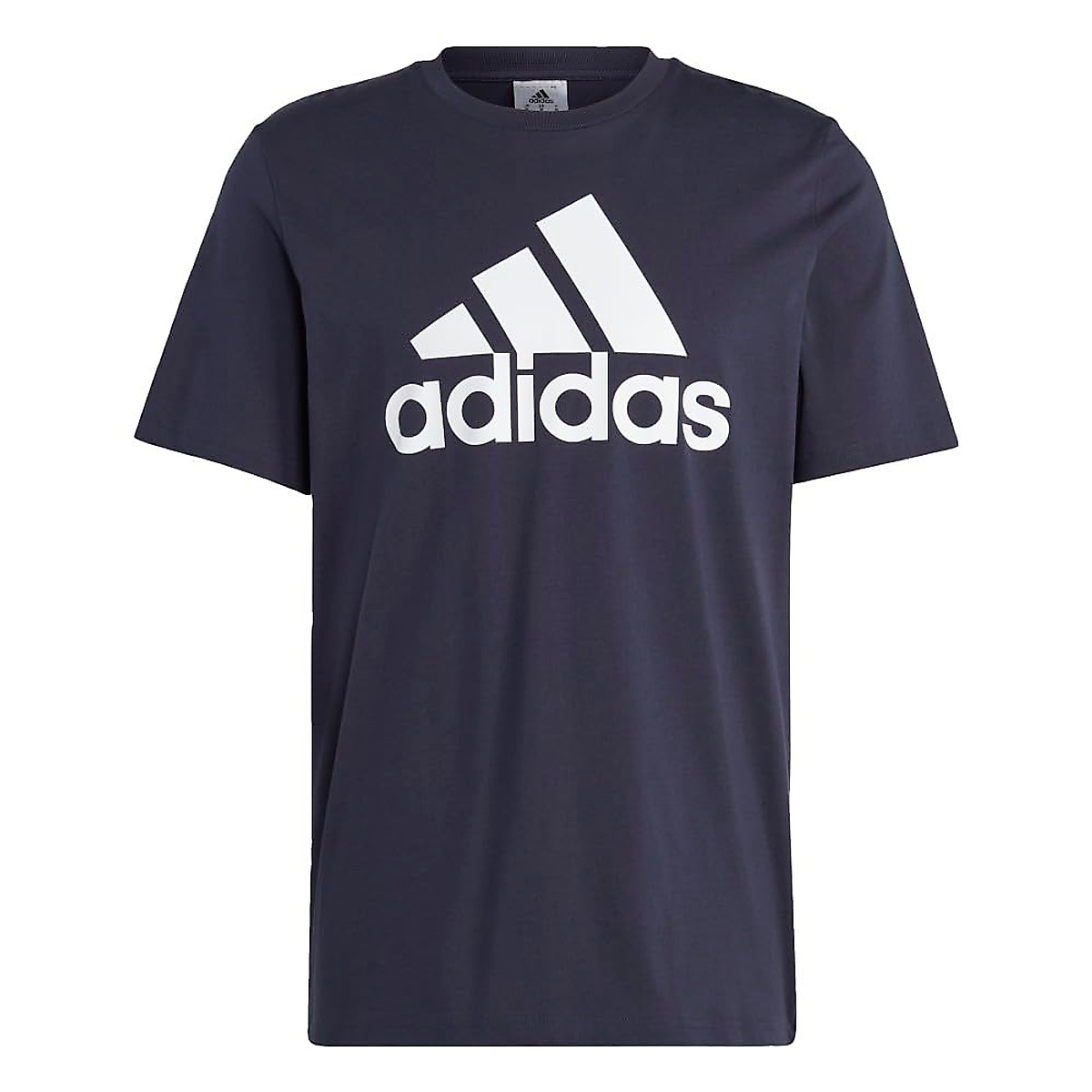 adidas Men's Essentials Single Jersey 3-Stripes T-Shirt, Legend Ink/White, XX-Large