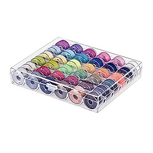 Brother RLX3817A 17-Stitch Sewing Machine (Blue) with 36-Piece Bobbins and Sewing Threads Set Bundle (Renewed) (2 Items)