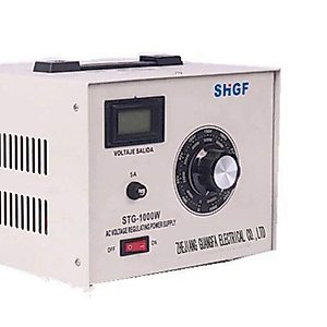 STG-1000W Single Phase AC Autotransformer Voltage Regulator Powerstat 0-300V Adjustable Voltage Transformer Converter
