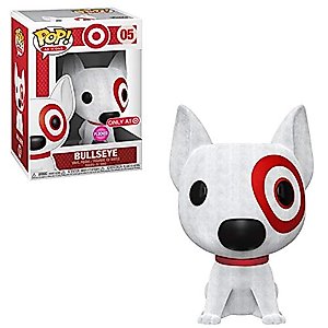 Funko POP! Ad Icons: Target - Bullseye (Flocked with Red Collar) (Target Exclusive)
