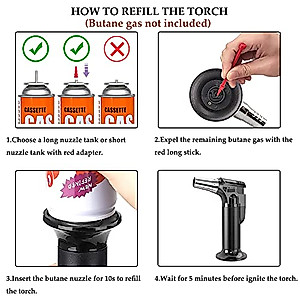 Cocktail Smoker Kit with Torch,Four Kinds of Wood Chips for Whiskey Smoker Lover.Drink Smoker Infuser Kit,Bourbon Smoker Kit,Old Fashioned Cocktail Kit (No Butane)Gift for Men