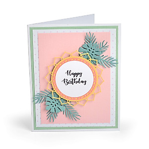 Sizzix Tropical Elements Dies, One Size, Multicolor